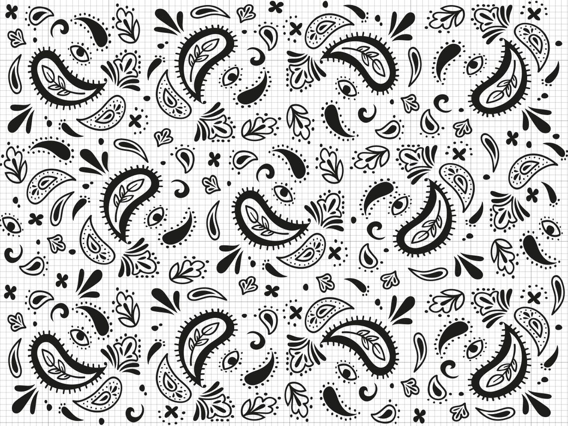 Paisley Svg Png Pdf Ai Dxf File Download - Etsy