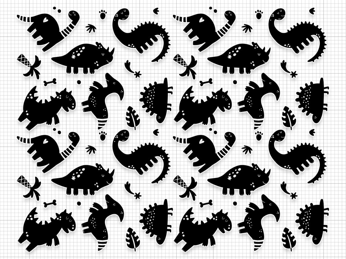 Dinosaur Svg Png Dxf Ai Pdf File Download - Etsy