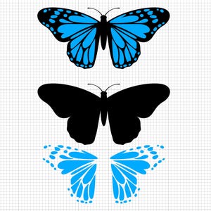 Butterfly Svg Png Pdf Ai Dxf File Download - Etsy