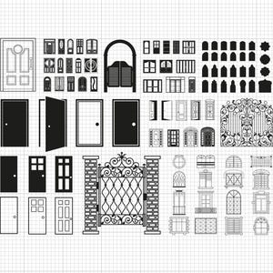 Door Svg Png Pdf Ai Dxf File Download - Etsy