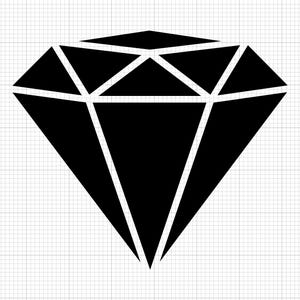 Diamond Svg Png Pdf Ai Dxf File Download - Etsy
