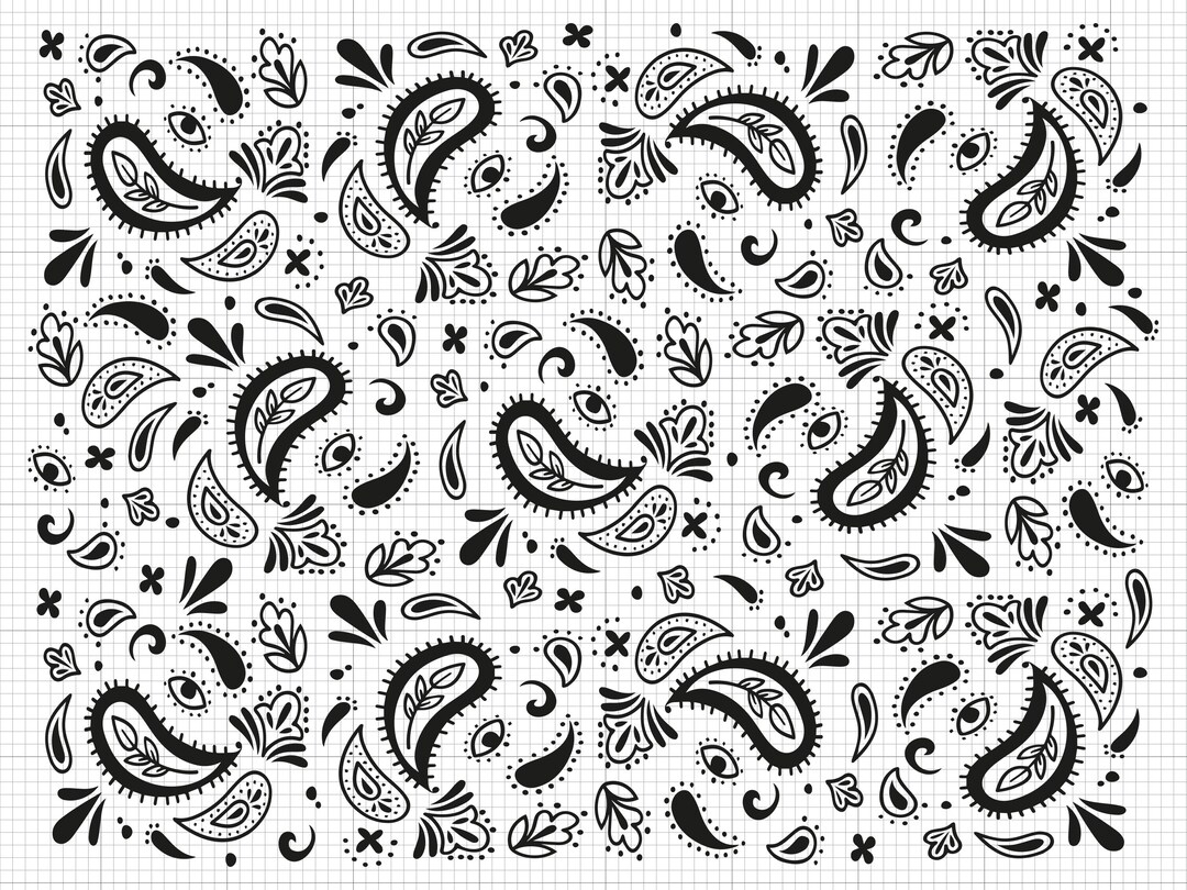 Paisley Svg Png Pdf Ai Dxf File Download - Etsy