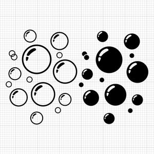 Bubbles Svg Png Pdf Ai Dxf File Download - Etsy