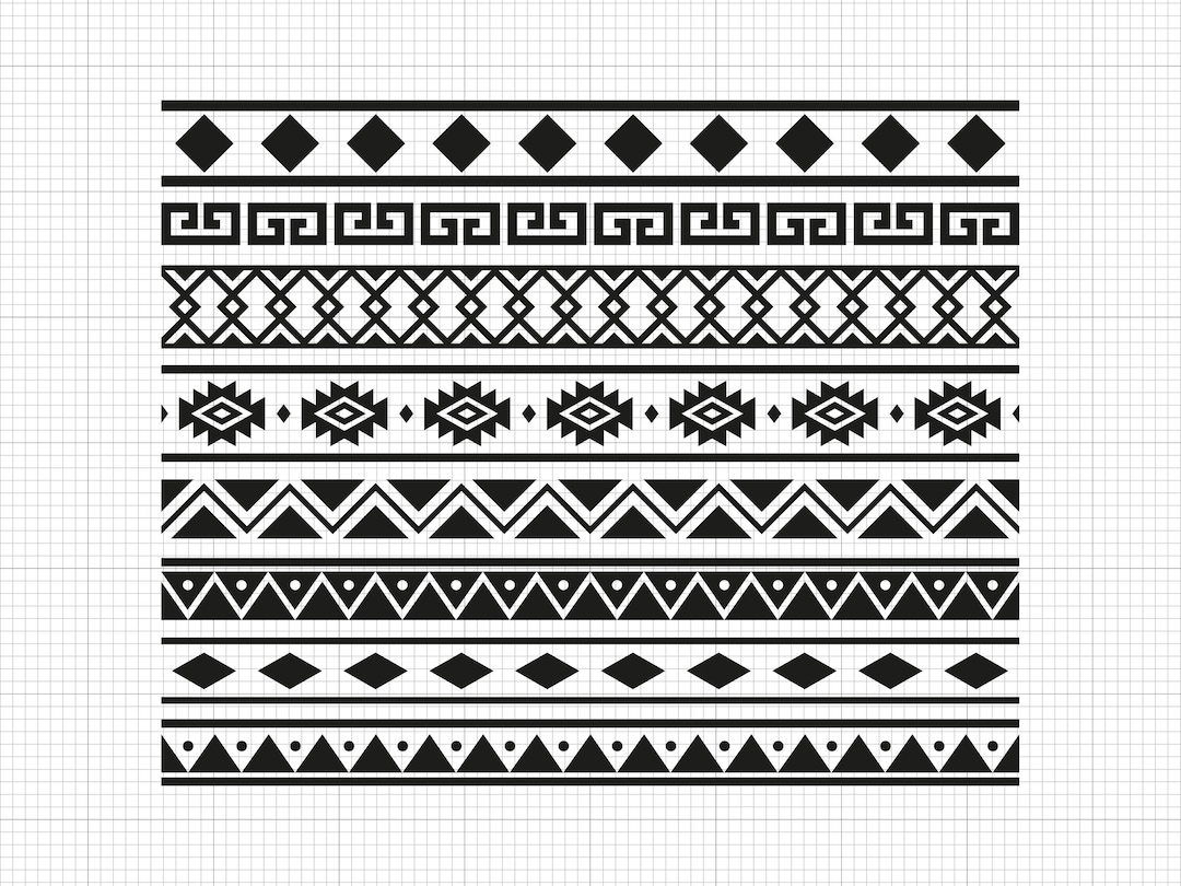 Aztec Pattern Svg Png Pdf Ai Dxf File Download - Etsy