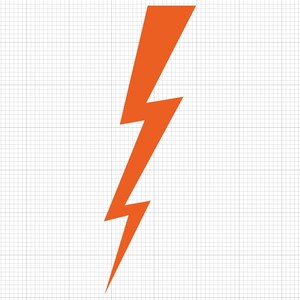 Lightning Bolt Svg Png Pdf Ai Dxf File Download - Etsy