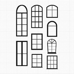 Window Svg Png Pdf Ai Dxf File Download - Etsy