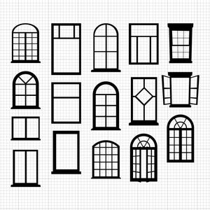 Window Svg Png Pdf Ai Dxf File Download - Etsy