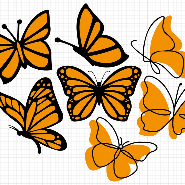 Butterfly Svg - Etsy