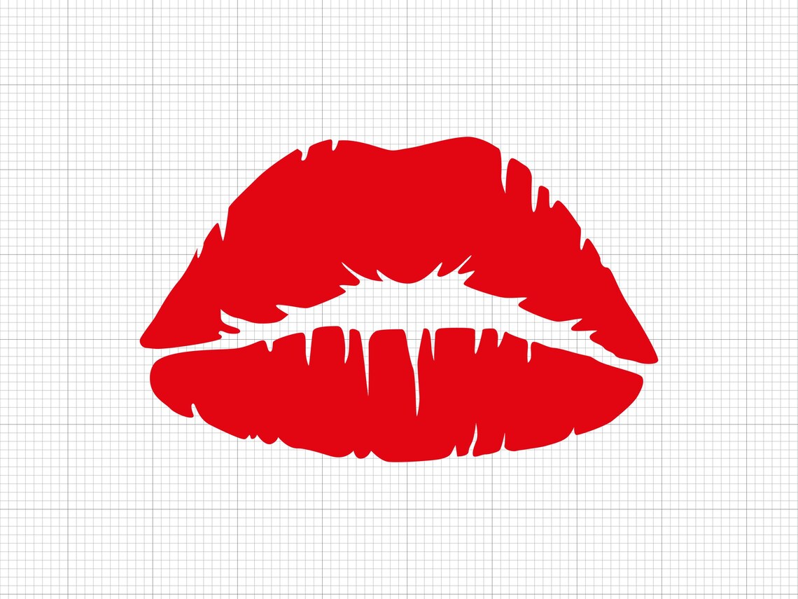 Lips Svg Png Pdf Ai Dxf File Download - Etsy