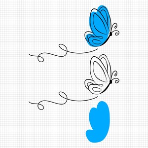 Butterfly Svg Png Pdf Ai Dxf File Download - Etsy