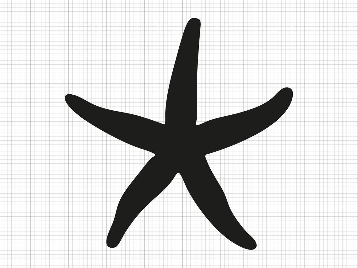 Starfish Svg Png Pdf Ai Dxf File Download - Etsy