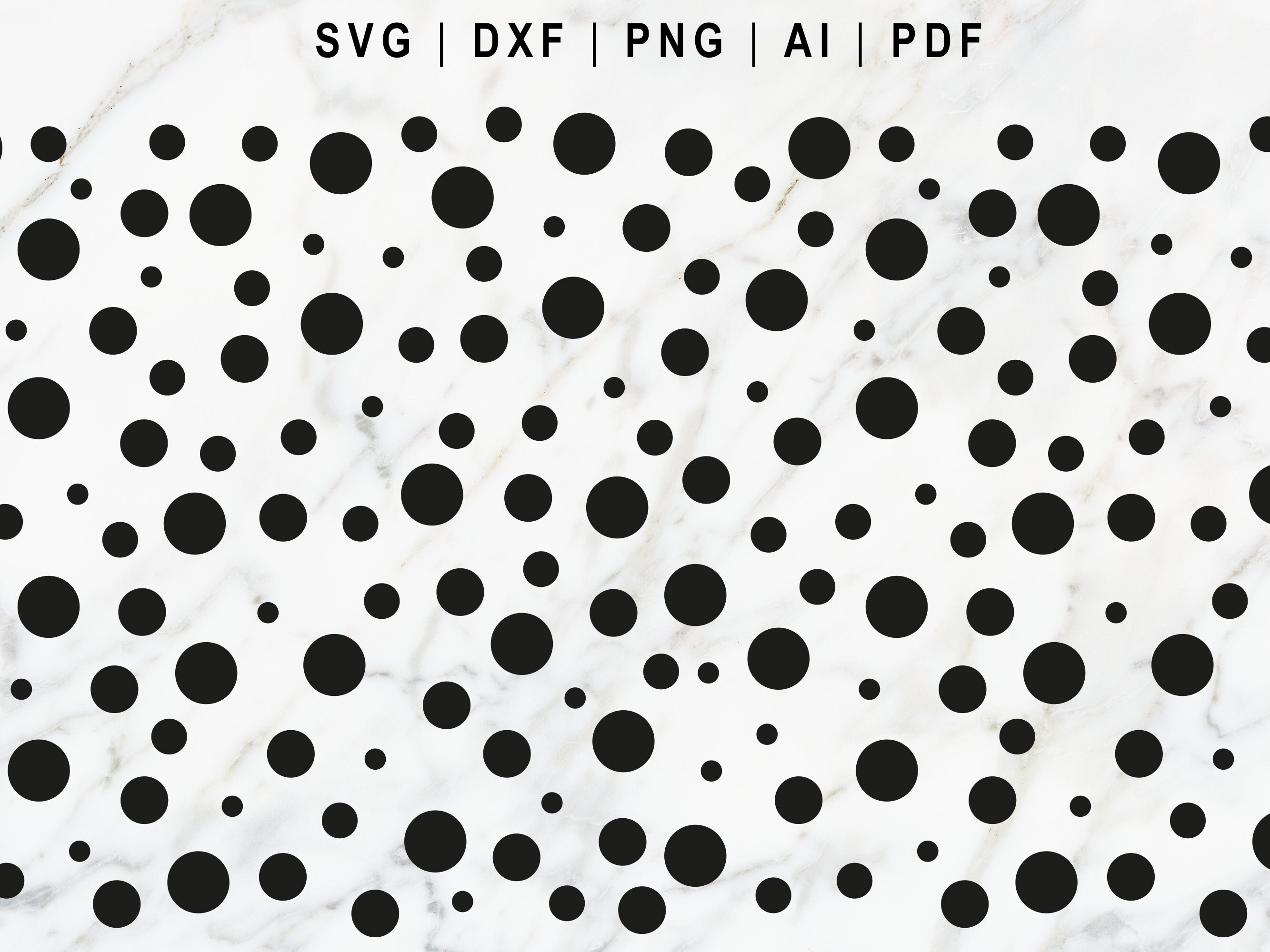 Polka Dot Svg, Png, Ai, Pdf, Dxf File - Etsy