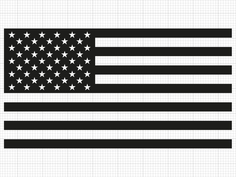 USA Flag American Flag Svg Png Pdf Ai Dxf File Download - Etsy