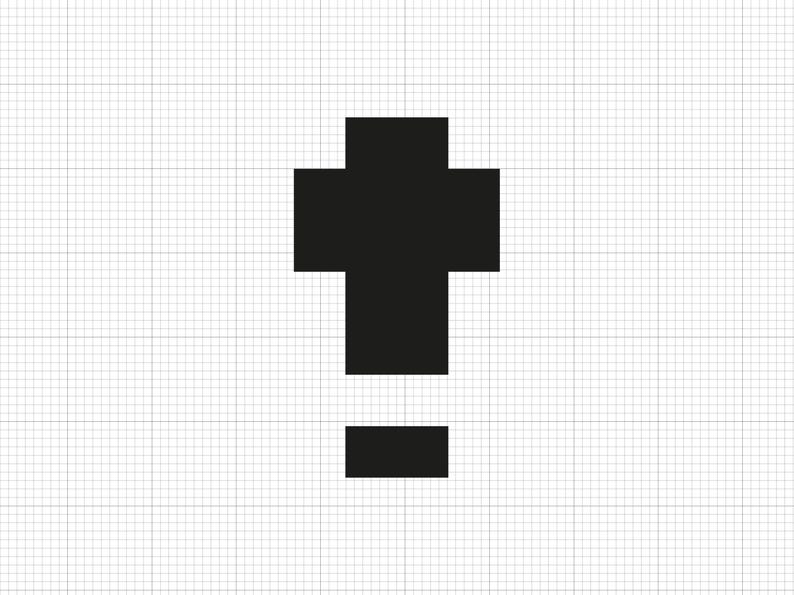 Pixel Font Svg Png Pdf Ai Dxf File Download - Etsy