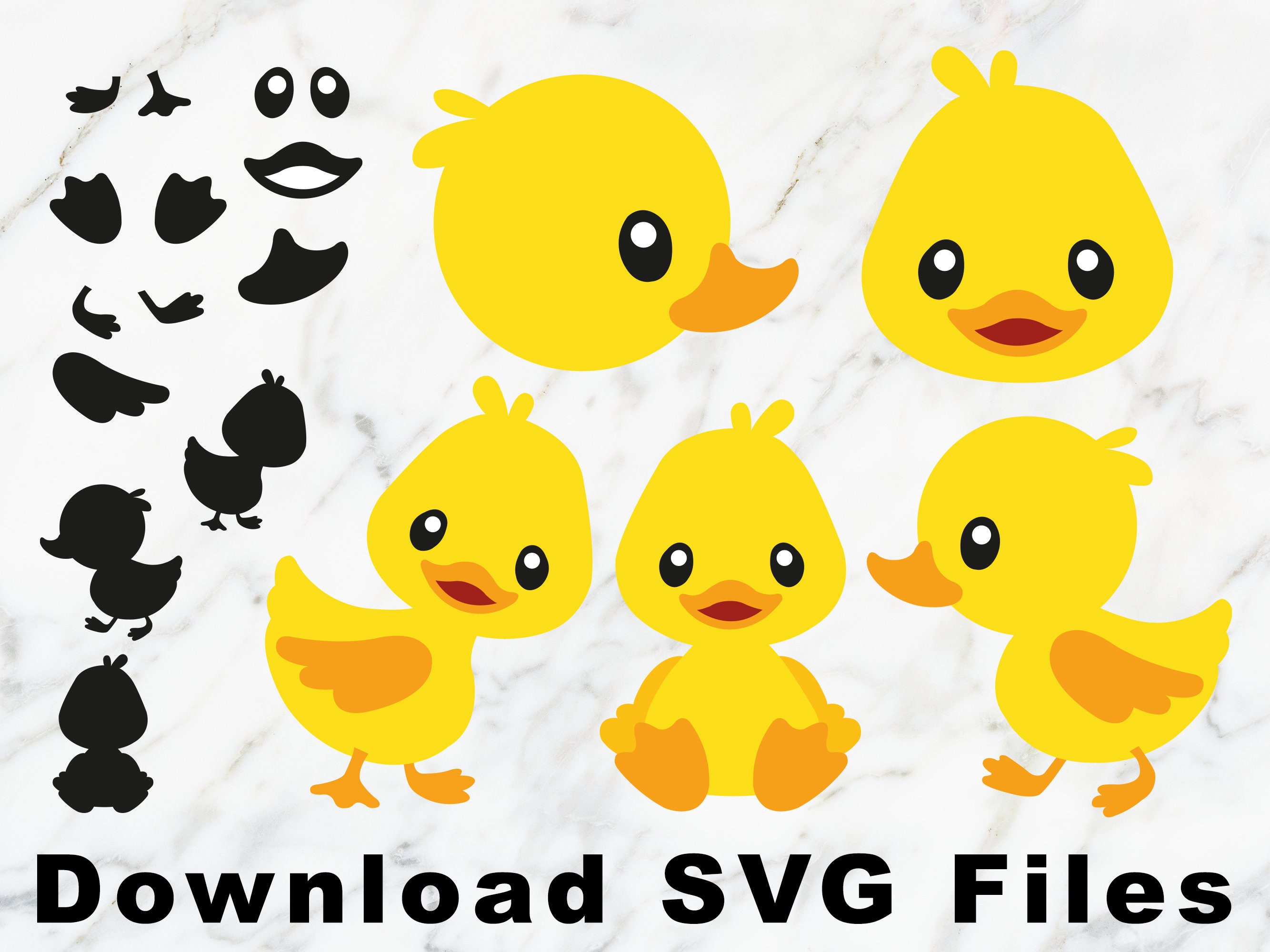 Duck SVG Rubber Duck SVG Animal Svg Cricut Duck Layered Svg - Etsy ...