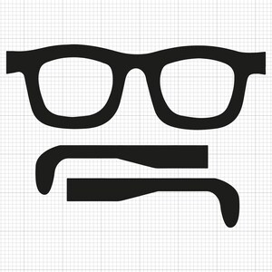 Glasses Svg Png Ai Pdf Dxf File Download - Etsy