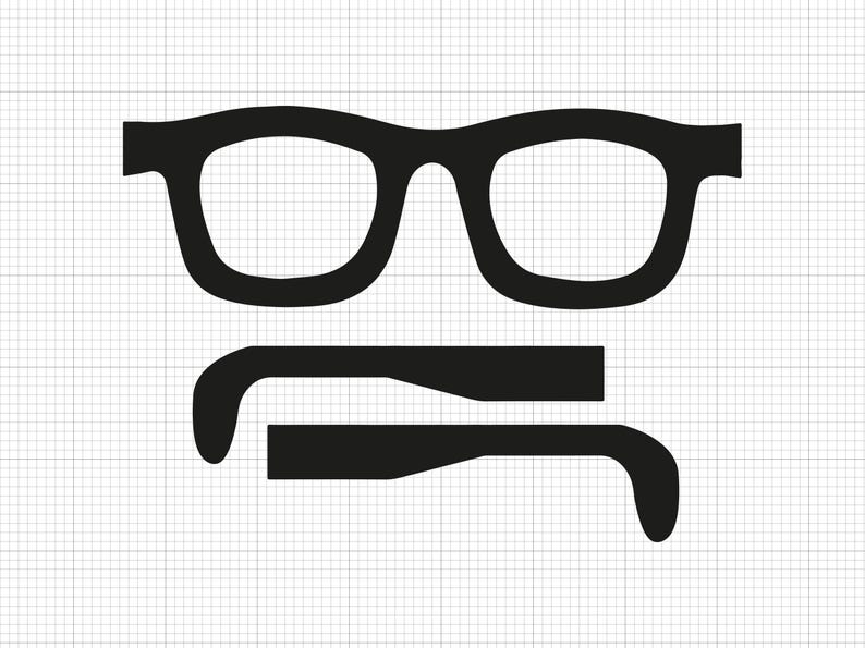 Glasses Svg Png Ai Pdf Dxf File Download - Etsy