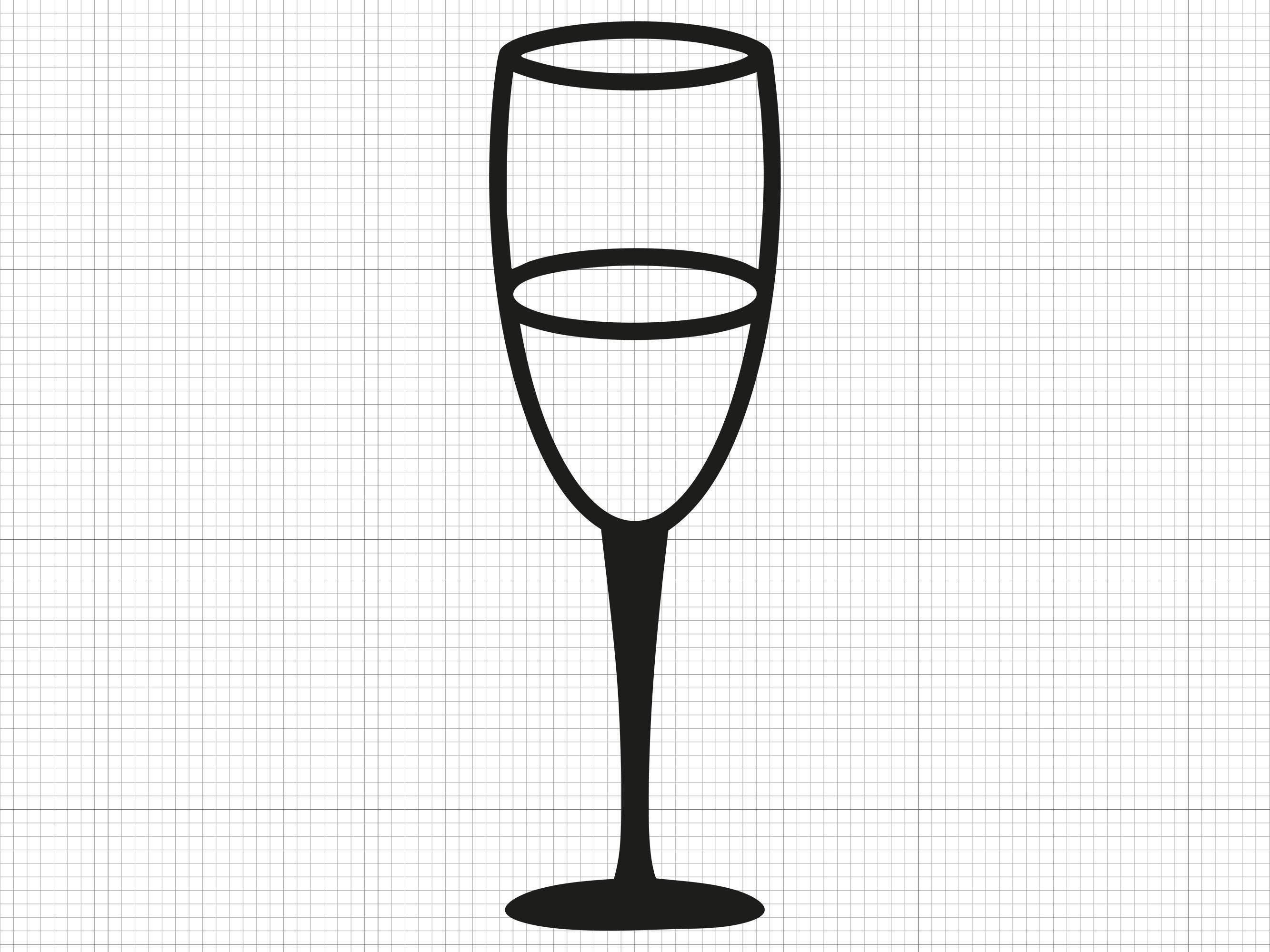 Champagne Glass Svg Png Pdf Ai Dxf File Download - Etsy