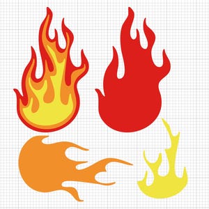 Fire Svg Png Pdf Ai Dxf File Download - Etsy