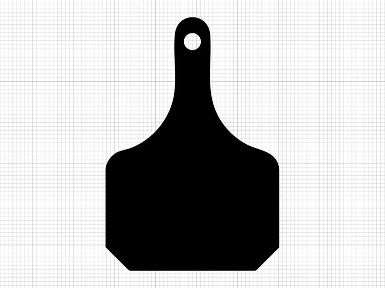 Cow Tag Svg Png Pdf Ai Dxf File Download - Etsy