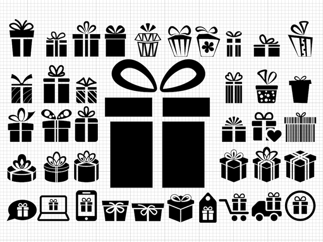 Christmas Gifts Svg Png Dxf Ai Pdf File Download - Etsy