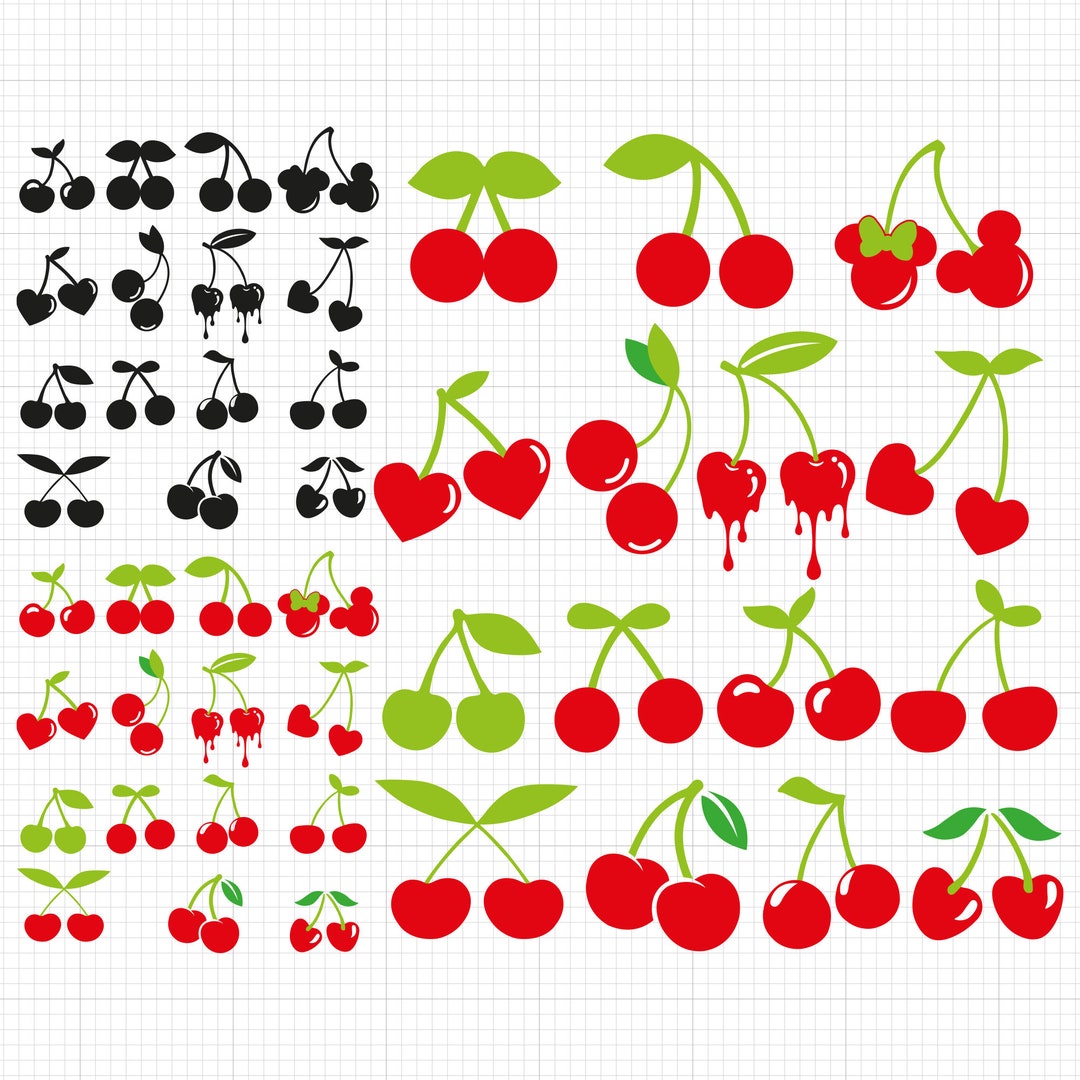 Cherry Svg Png Dxf Ai Pdf File Download - Etsy