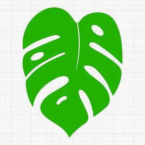 Monstera Leaf Svg Png Dxf Ai Pdf File Download - Etsy
