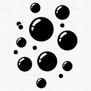 Bubbles Svg Png Pdf Ai Dxf File Download - Etsy