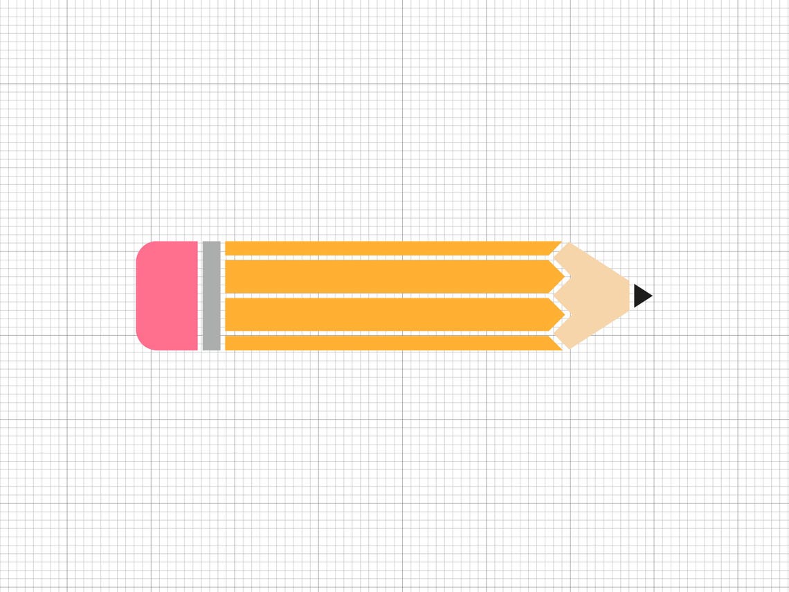 Pencil Svg Png Pdf Ai Dxf File Download - Etsy