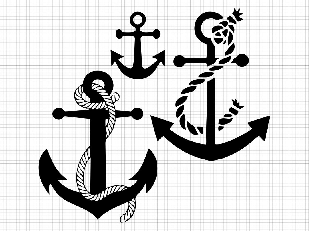 Anchor Svg Png Pdf Ai Dxf File Download - Etsy