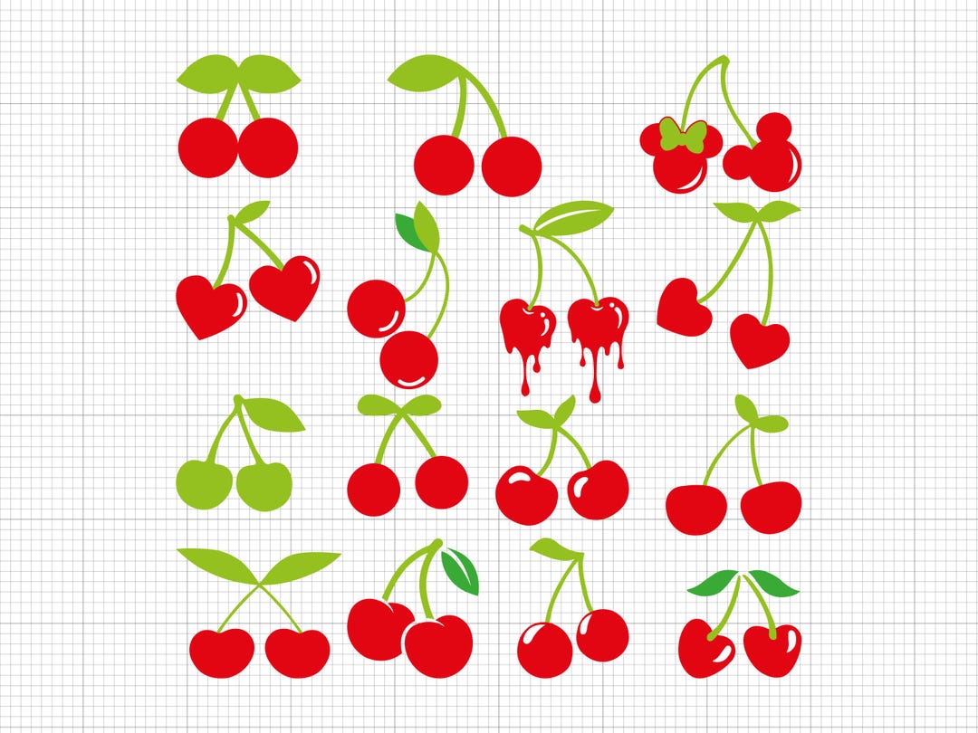 Cherry Svg Png Dxf Ai Pdf File Download - Etsy