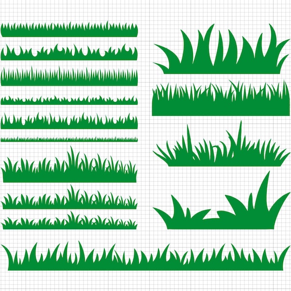Grass Template - Etsy UK