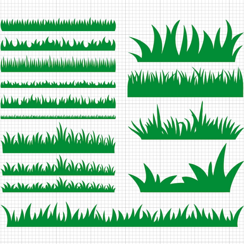 Grass Image Vector - Etsy UK