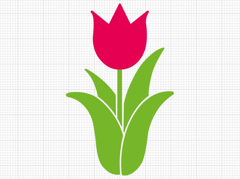 Spring Flower Svg Png Pdf Ai Dxf File Download - Etsy