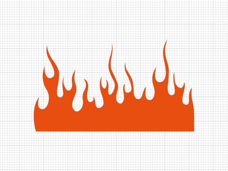 Flames Svg Png Ai Pdf Dxf File Download - Etsy Canada