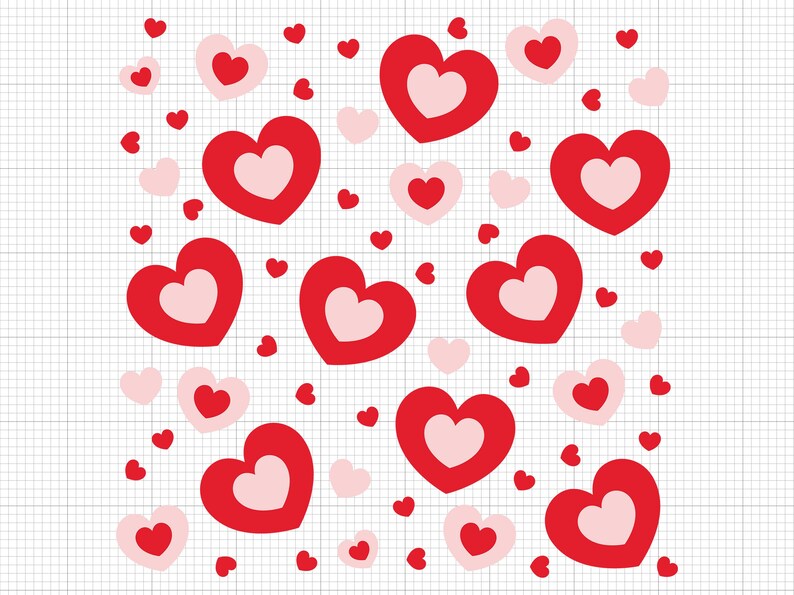 Heart Pattern Svg Png Pdf Ai Pdf Dxf File Download - Etsy