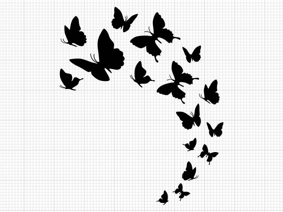 Butterfly Svg Png Pdf Ai Dxf File Download - Etsy