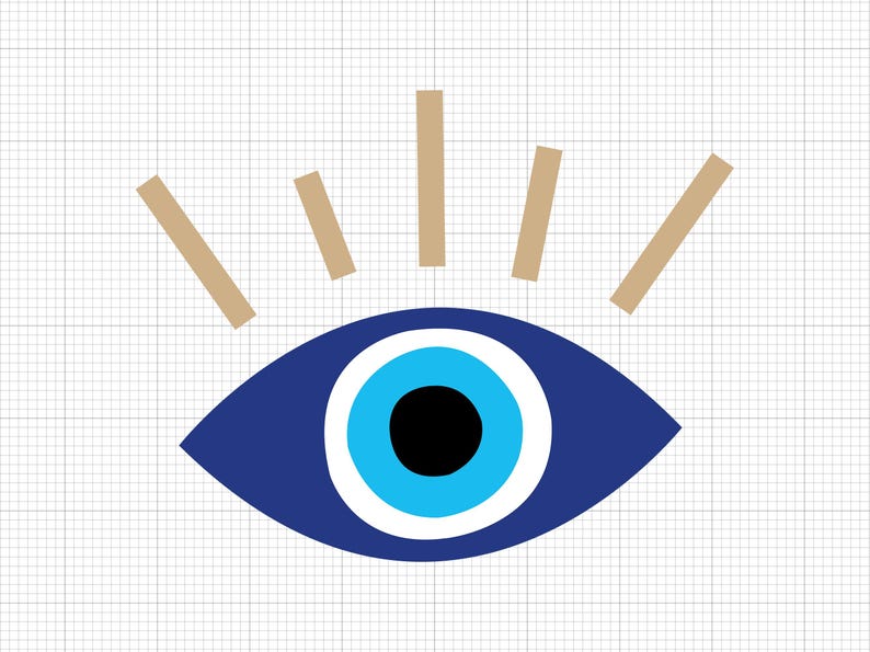 Evil Eye Svg Png Pdf Ai Dxf File Download - Etsy Canada