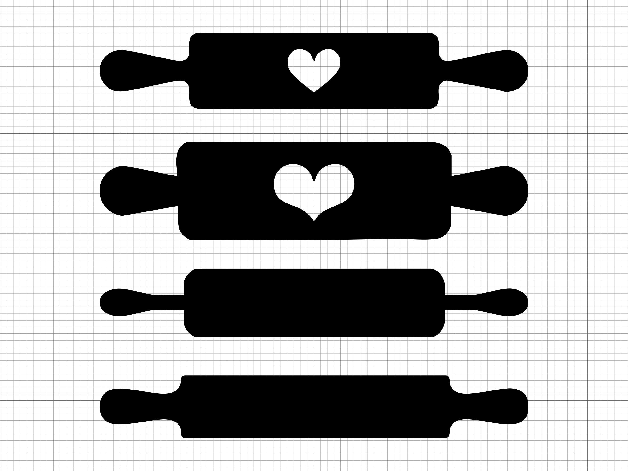 Rolling Pin Svg Png Pdf Ai Dxf File Download - Etsy