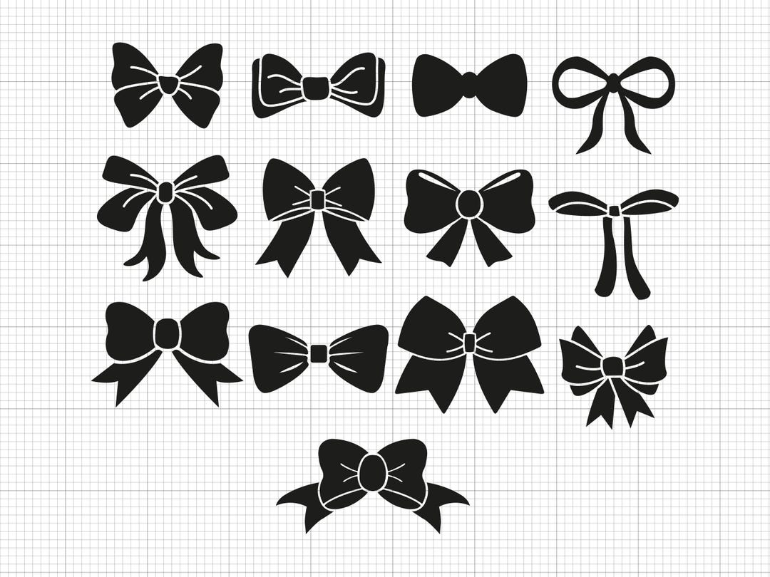 Cheer Bow Svg Png Pdf Ai Dxf File Download - Etsy