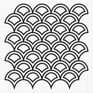 Mermaid Scales Svg Png Pdf Ai Dxf File Download - Etsy UK