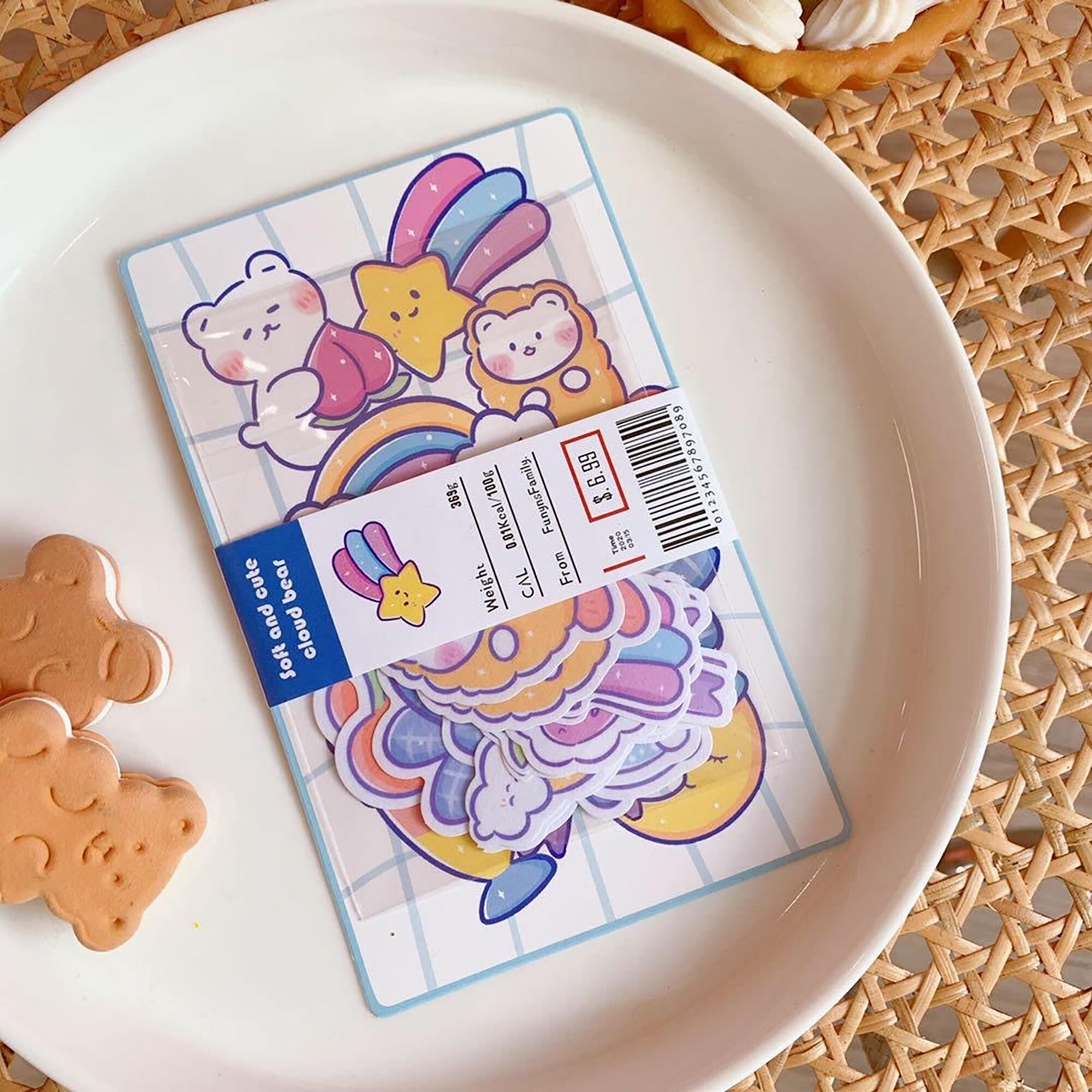 Cute Kawaii Sticker Pack Laptop, Phone, Water Bottle Stickers, Various ...