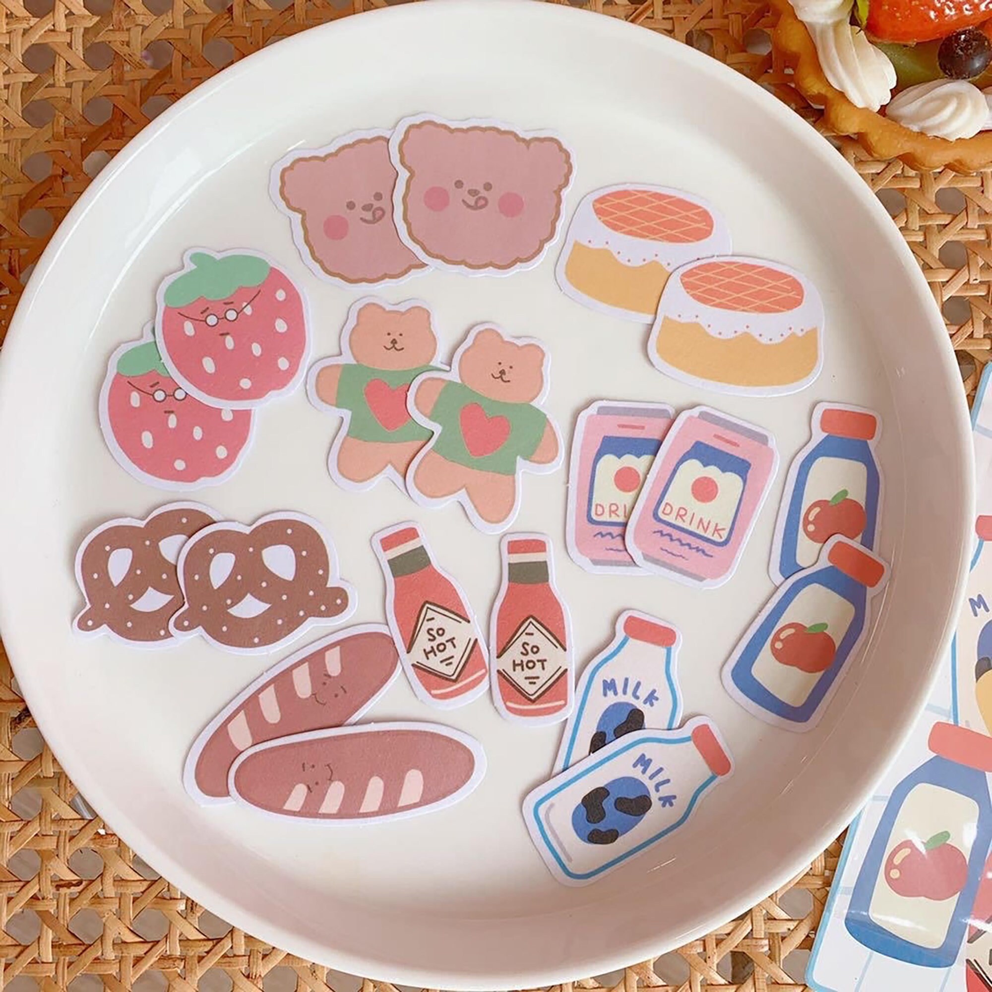 Cute Kawaii Sticker Pack Laptop, Phone, Water Bottle Stickers, Various ...
