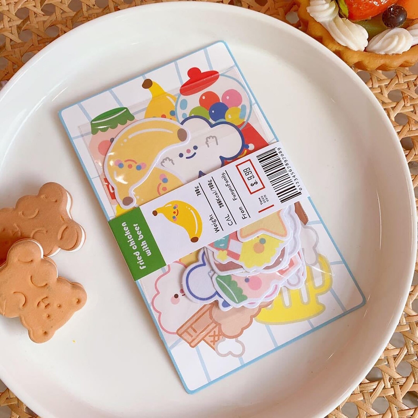 Cute Kawaii Sticker Pack Laptop, Phone, Water Bottle Stickers, Various ...