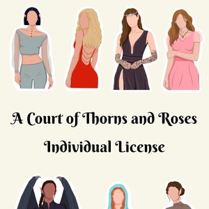 Acotar Digital Stickers for Personal Use, Acotar Merch, A Court of ...