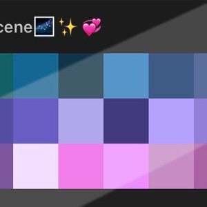 The Avatar Love Scene Color Palette for Procreate, Handpicked Colors ...