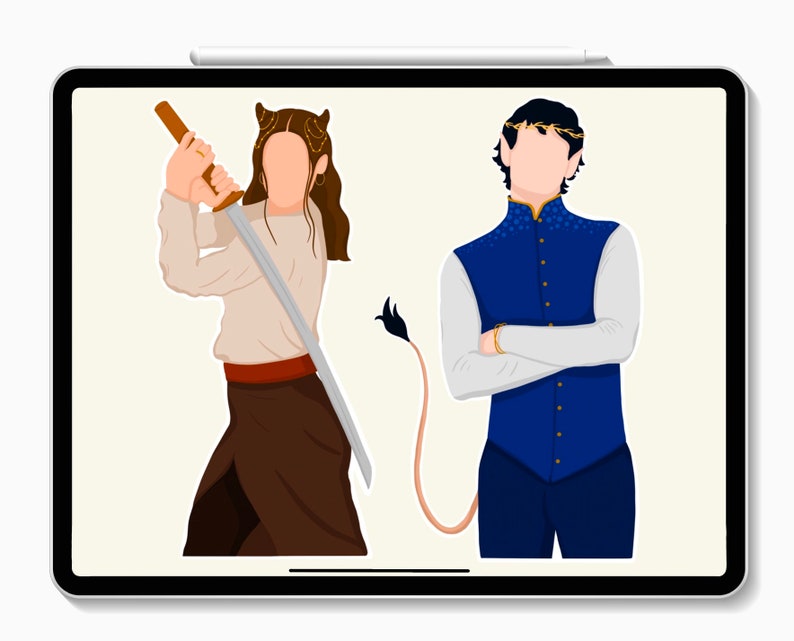 The Cruel Prince Stickers for Goodnotes Fanart Jude Duarte - Etsy