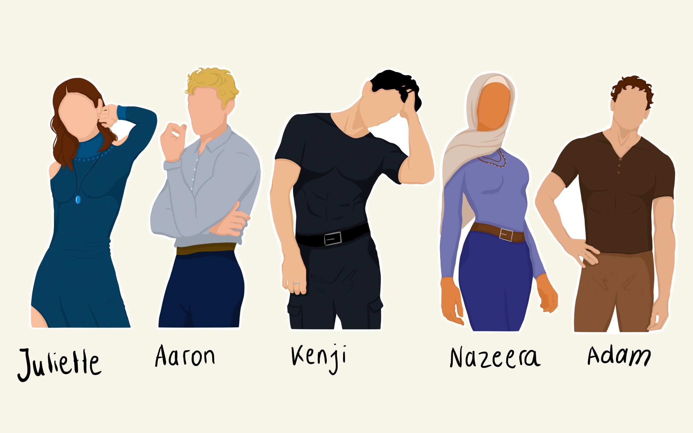 Shatter Me by Tahereh Mafi Stickers for Goodnotes, PDF Stickers ...