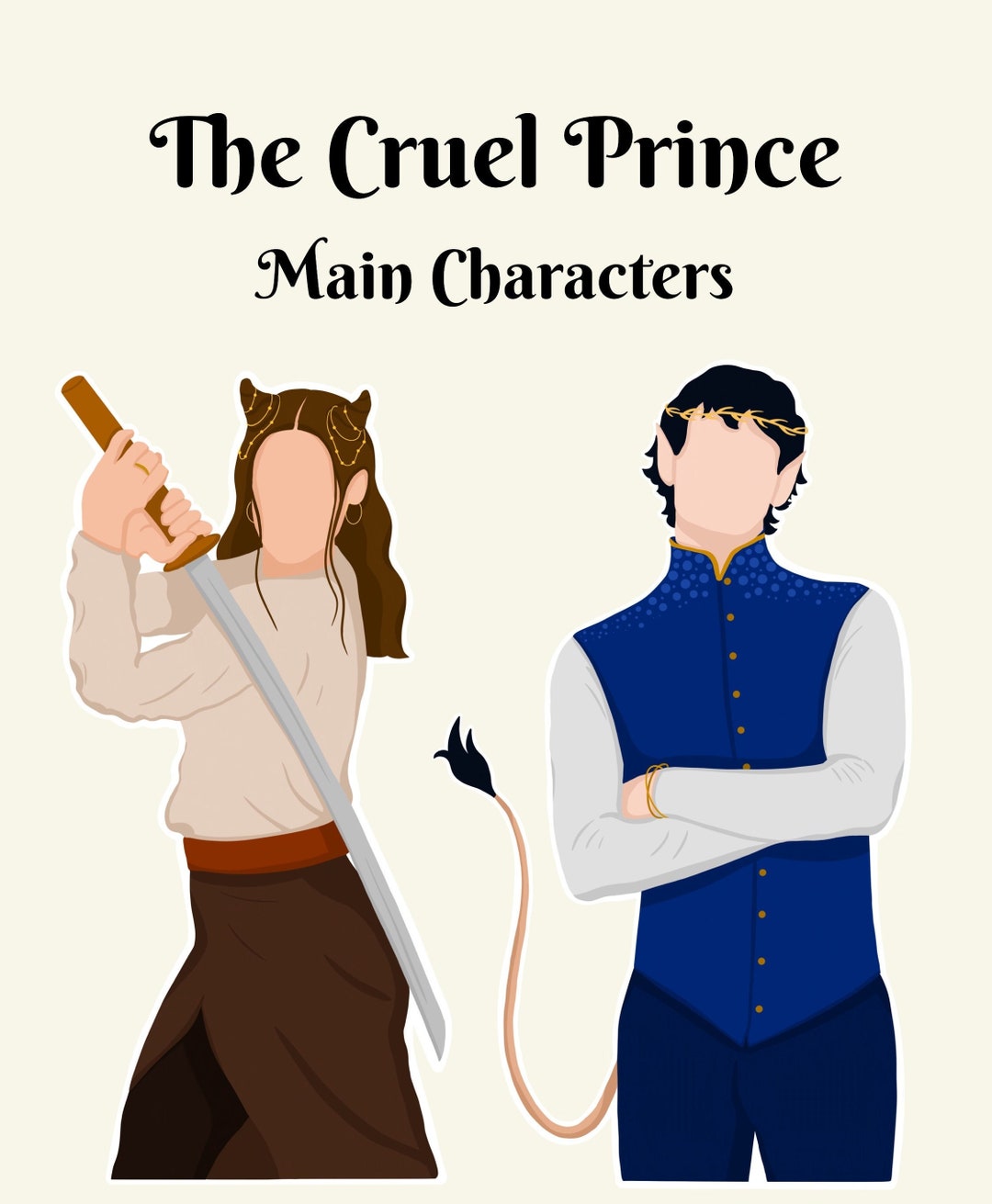 The Cruel Prince Stickers for Goodnotes, Fanart Jude Duarte, Fanart ...