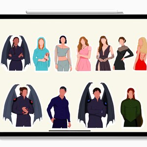 Acotar Digital Stickers for Personal Use, Acotar Merch, A Court of ...